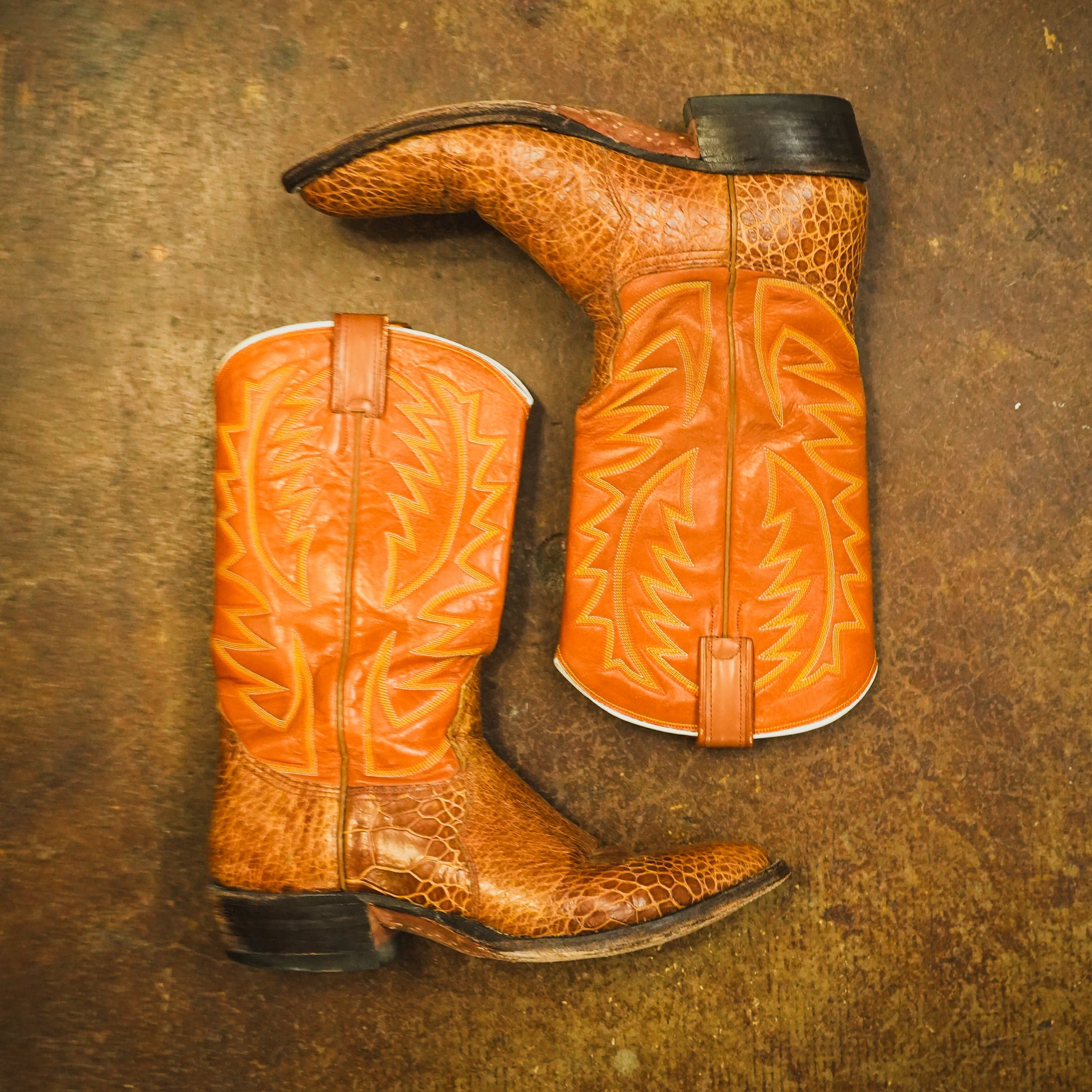Vintage 1970s Nocona Sea Turtle Cowboy Boots | The Nest